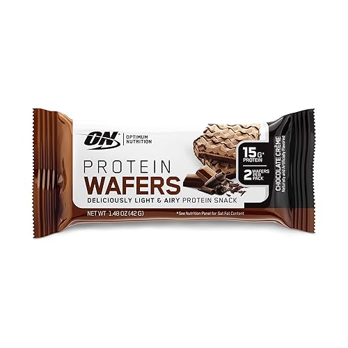 Optimum Nutrition High Protein Wafer Bars, Low Sugar, Low Fat, Low Carb ...