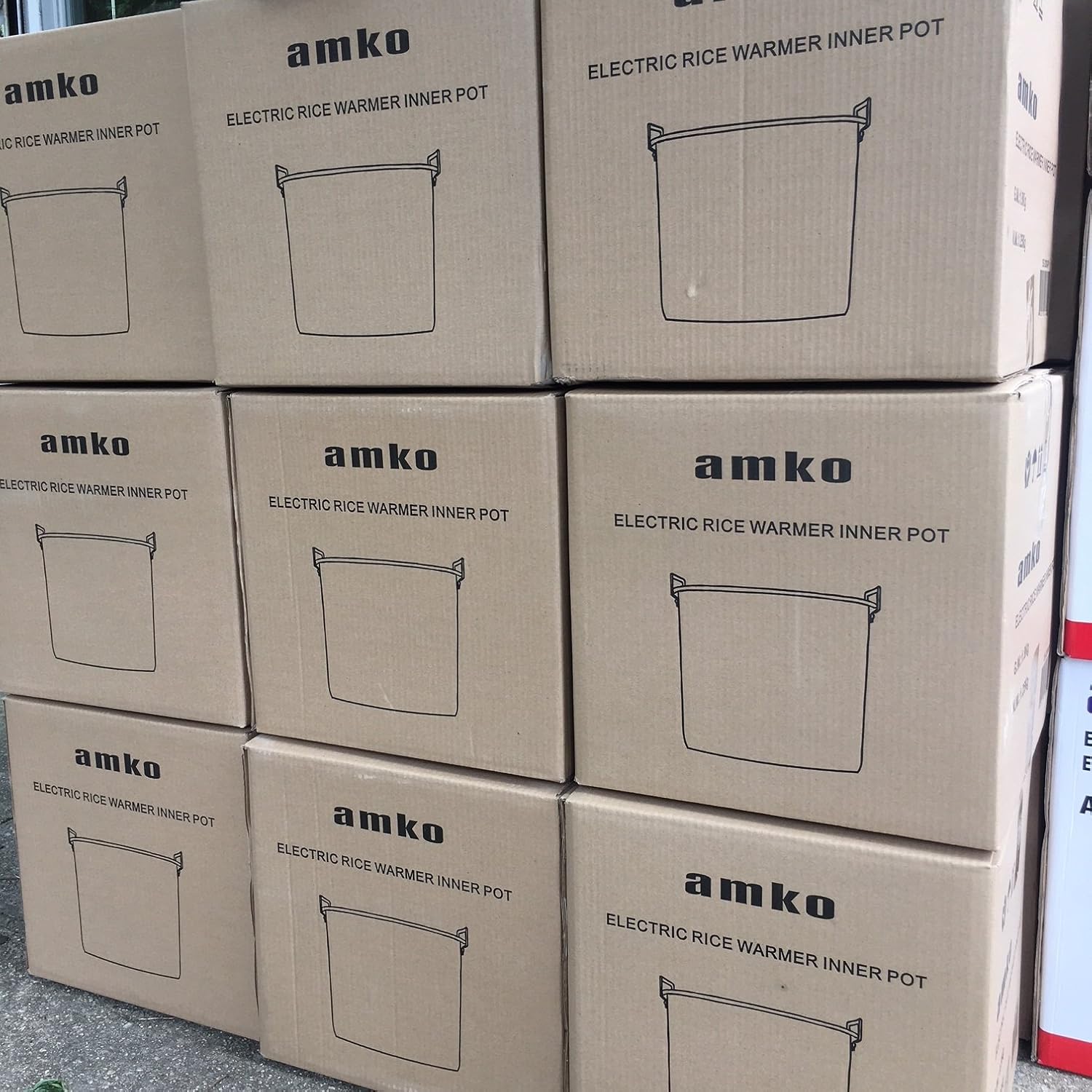 Rice Cookers Amko 50 Cup Rice Warmer Inner Pot RWIP-50 Home