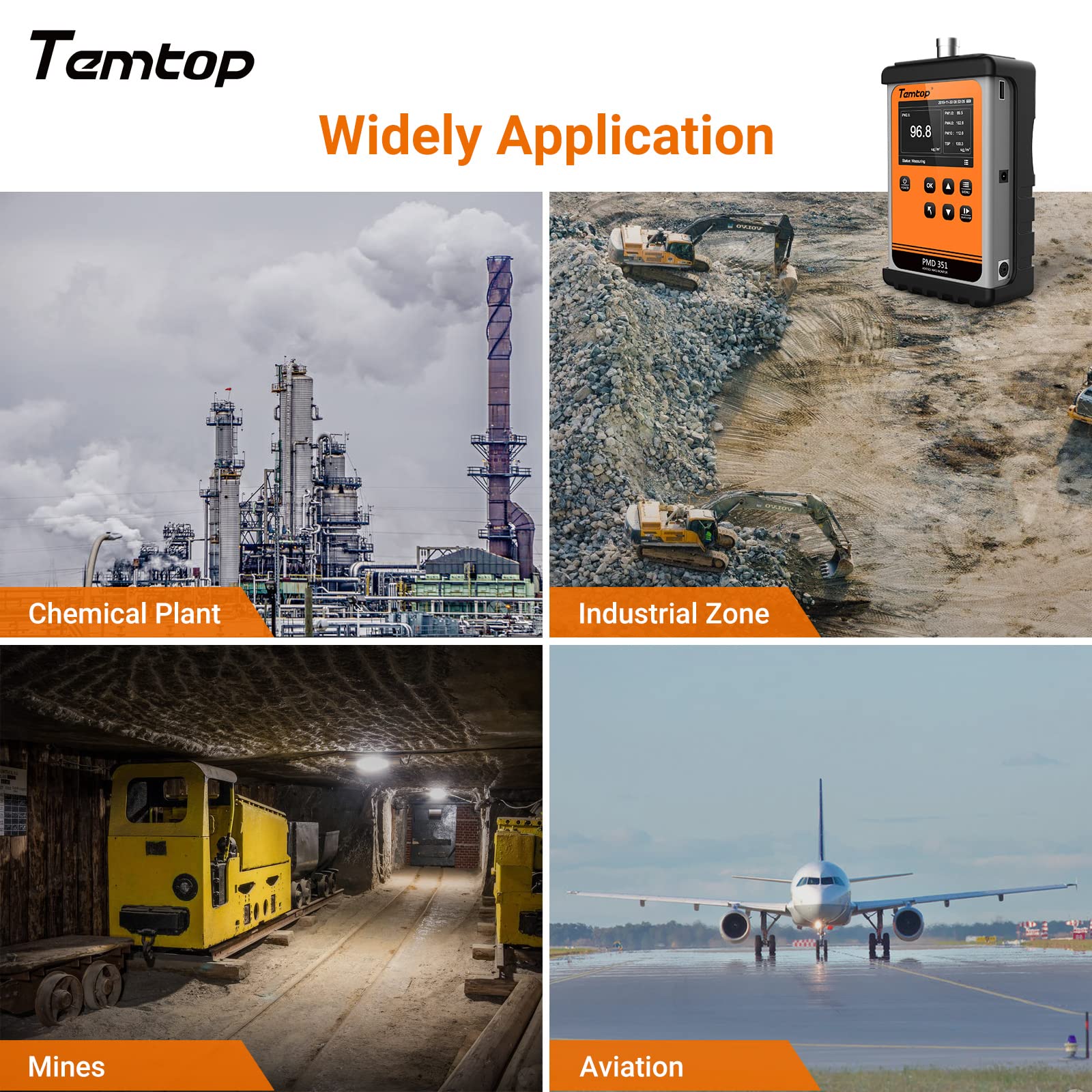 Mua Temtop Particle Counter Aerosol Dust Monitor Handheld Laser Air ...