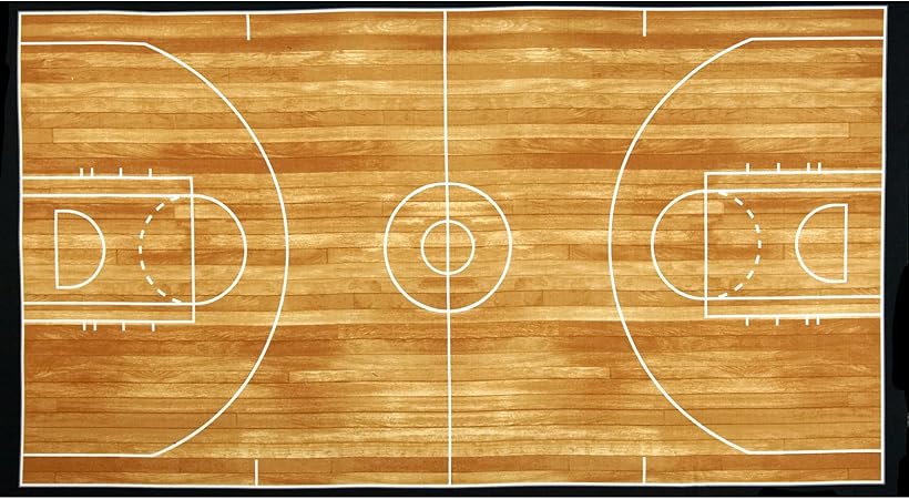 Amazon.com: Kaufman Sports Life Basketball Court Brown 24 In. Panel ...