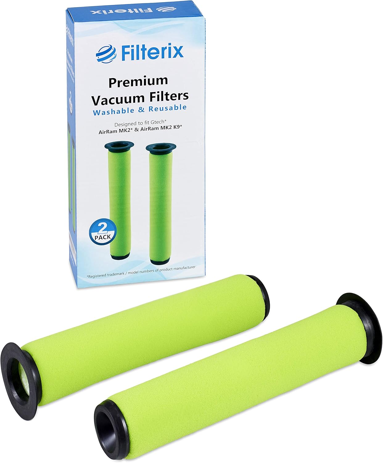Gtech Filters Compatible Spares for AirRam MK2 & Air Ram MK2 K9 Vacuum ...