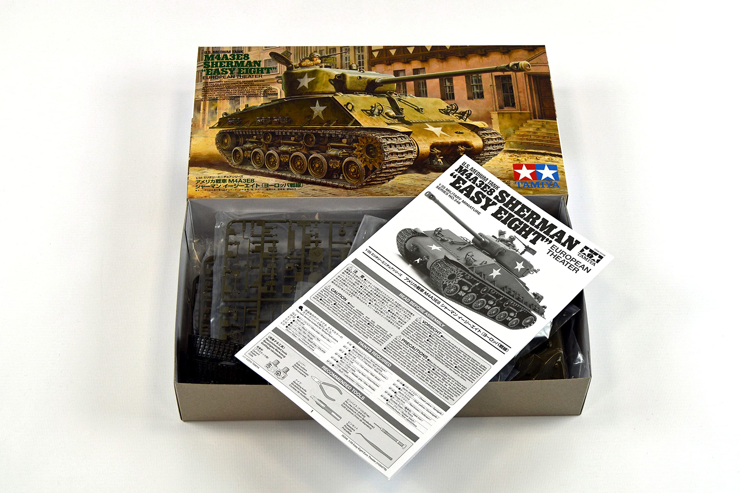 Mua Tamiya 35346 1/35 US Medium Tank M4A3E8 Sherman Plastic Model Kit trên Amazon Mỹ chính hãng ...