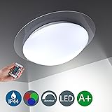 Plafonnier à LED avec variateur de couleurs et télécommande: Amazon.fr ...