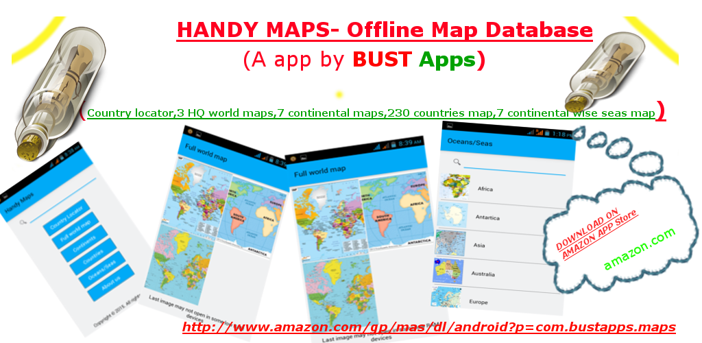 Amazon.com: Handy Maps- Offline Map Database : Apps & Games