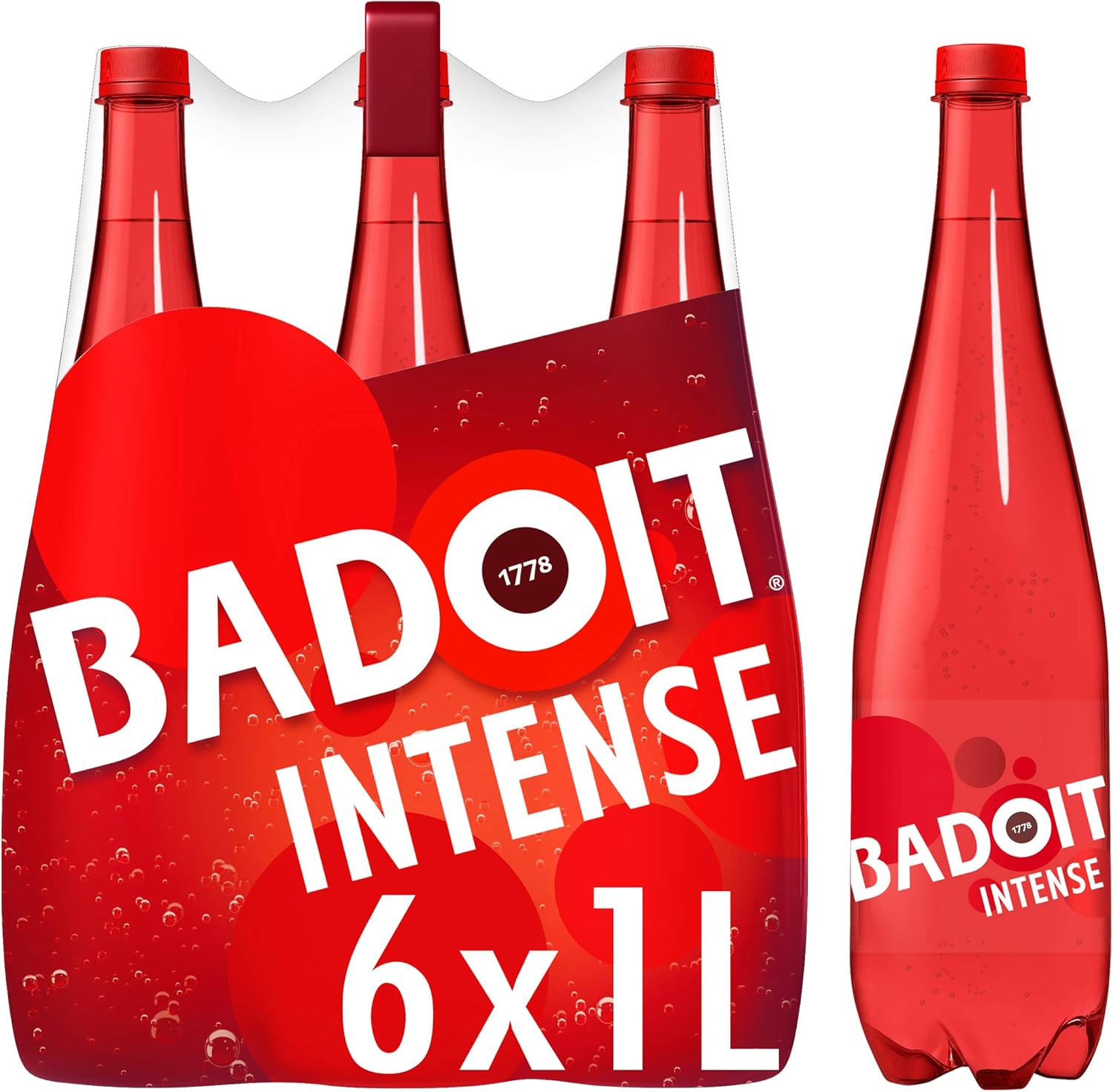 BADOIT Eau Gazeuse Diablement Pétillante 6x 1 L: Amazon.fr: Epicerie