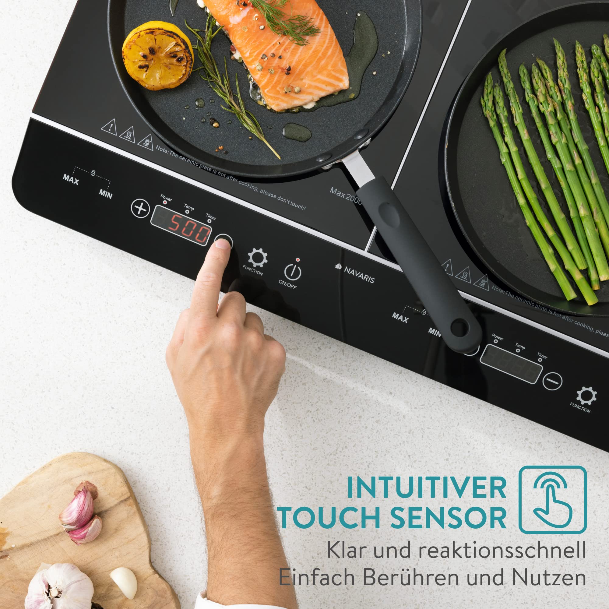 Mua Navaris 2 Plates Induction Hob - Mobile with 3500 Watt - Portable ...