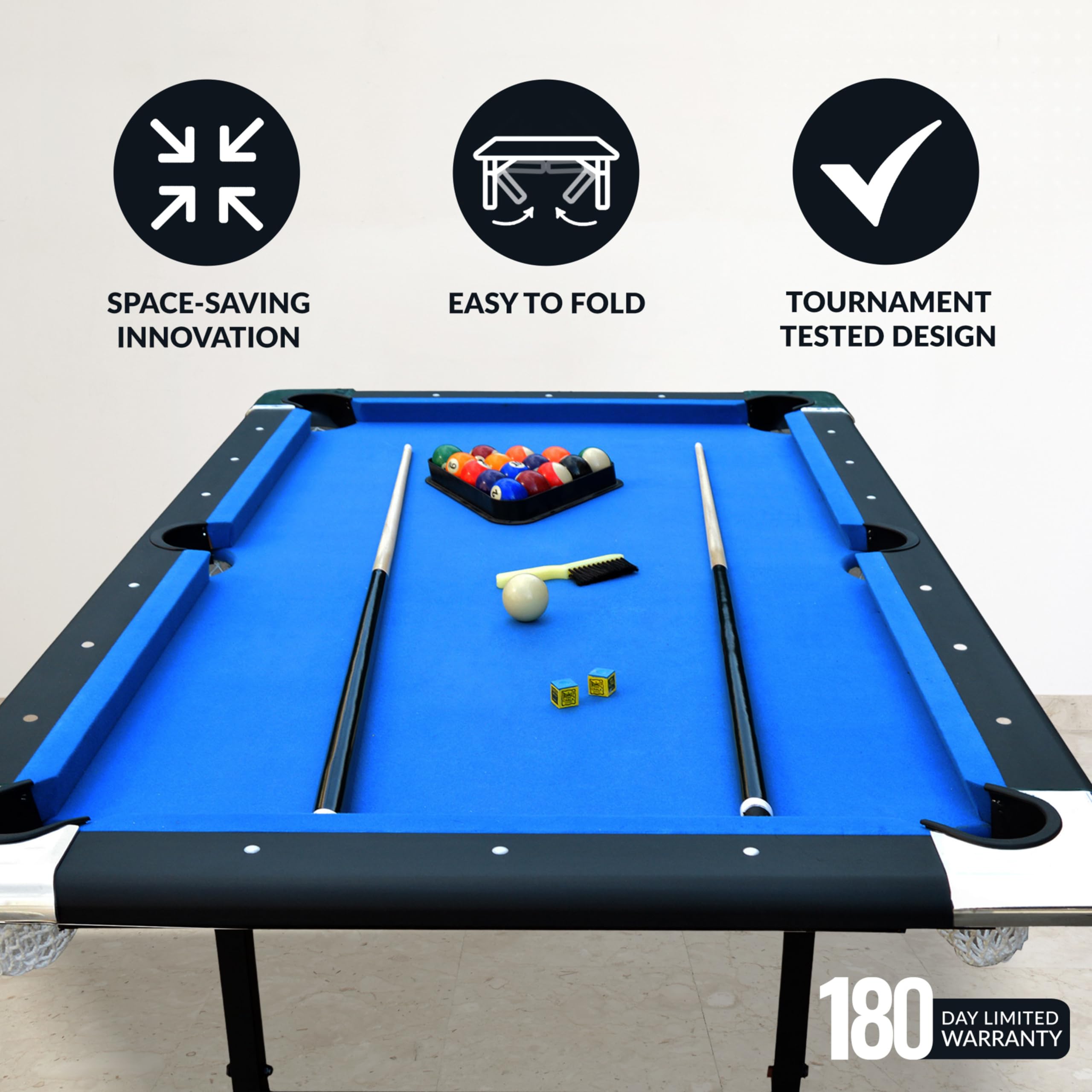 Mua Fairmont 6 Ft Portable Pool Table, Adults Folding Billiards Tables ...