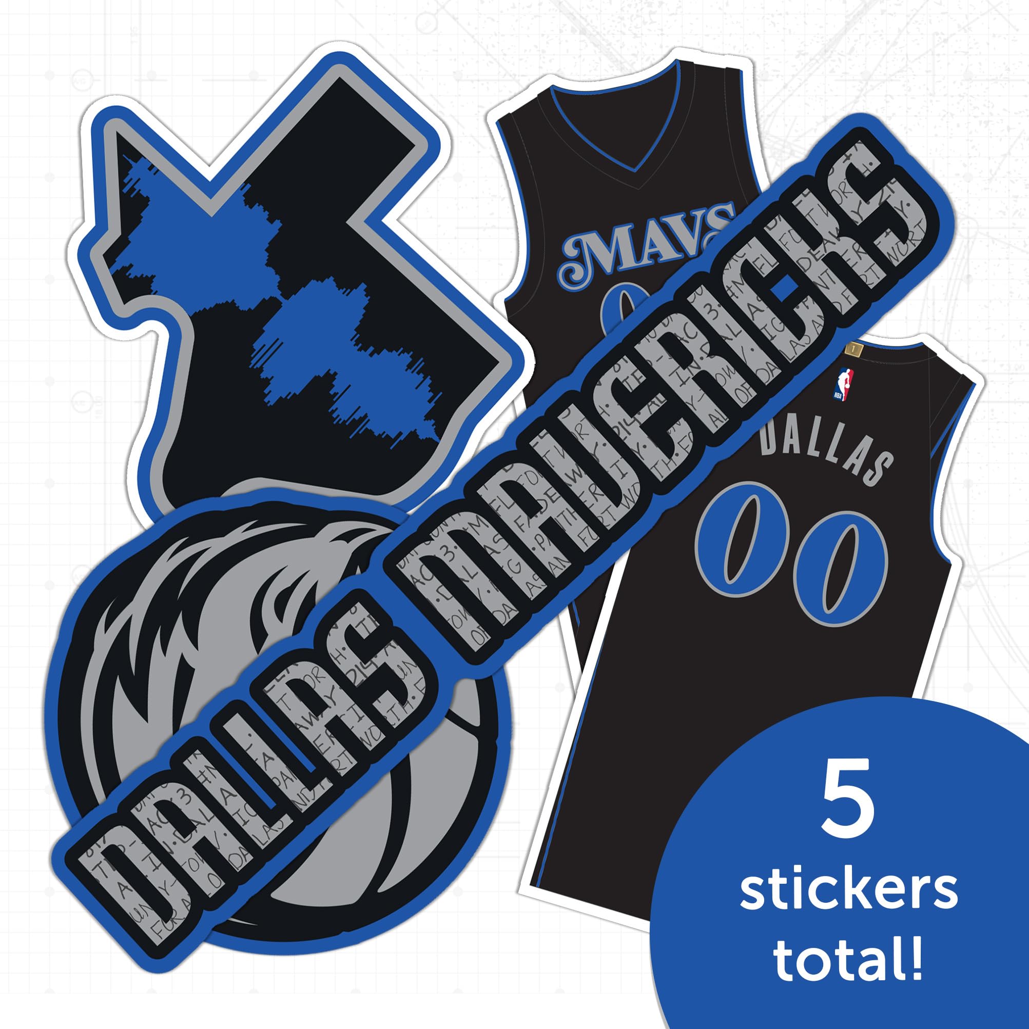 Mua Desert Cactus Dallas Mavericks Stickers NBA Officially Licensed ...