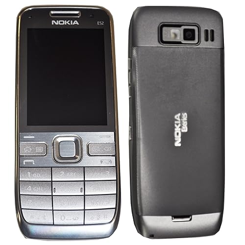 Nokia E52-1 60MB (GSM only, No CDMA) Factory Unlocked 3G Cellphone - Made in Finland (Metal Grey ...