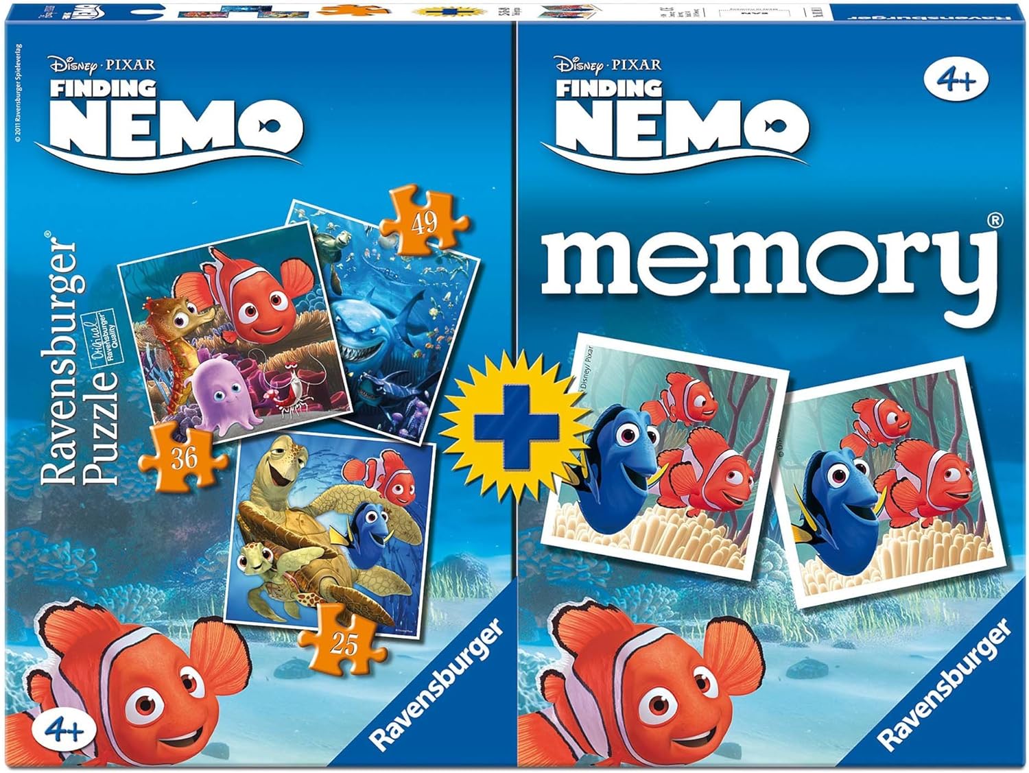 Ravensburger 073443 – Jeu Memory et Puzzle Nemo: Amazon.fr: Jeux et Jouets