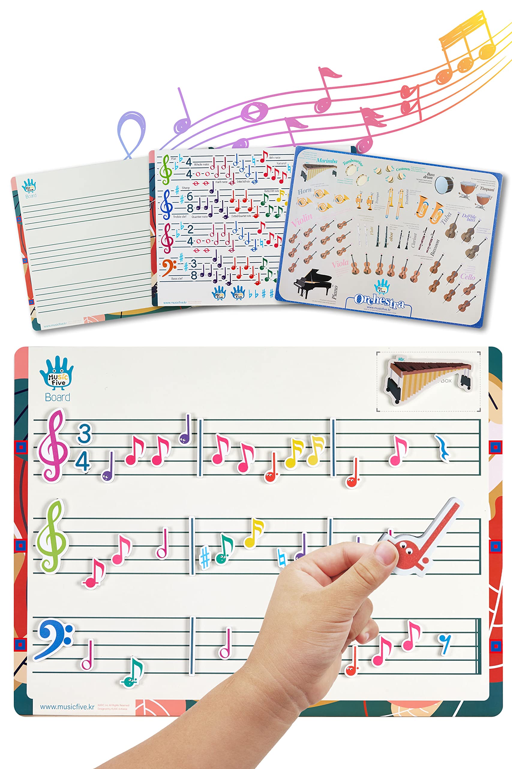 Mua Music Five Board Set - Learn to Read Music, Beginning Sheet Music ...