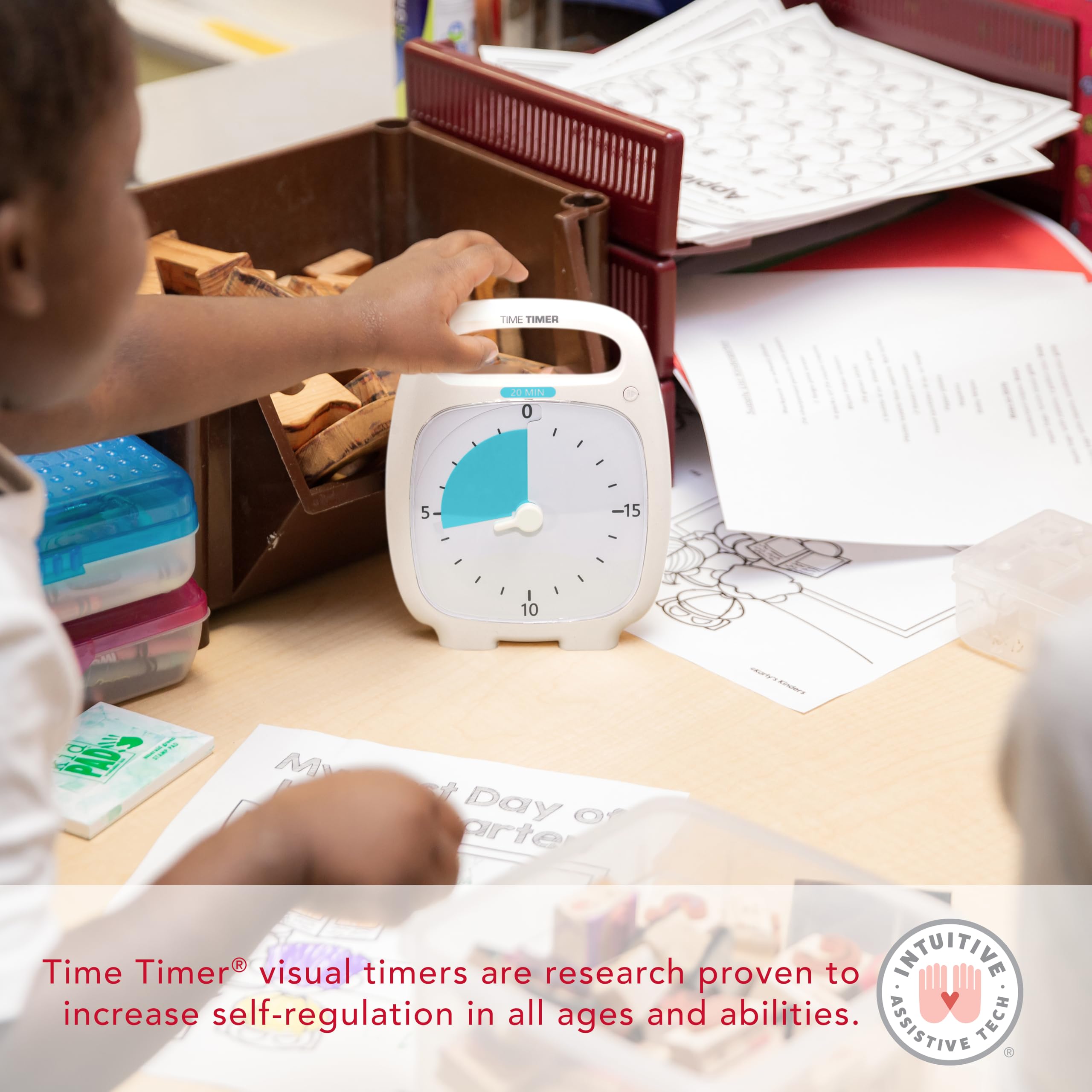 Mua Time Timer PLUS 20 Minute Desk Visual Timer — Countdown Timer with Portable Handle for ...