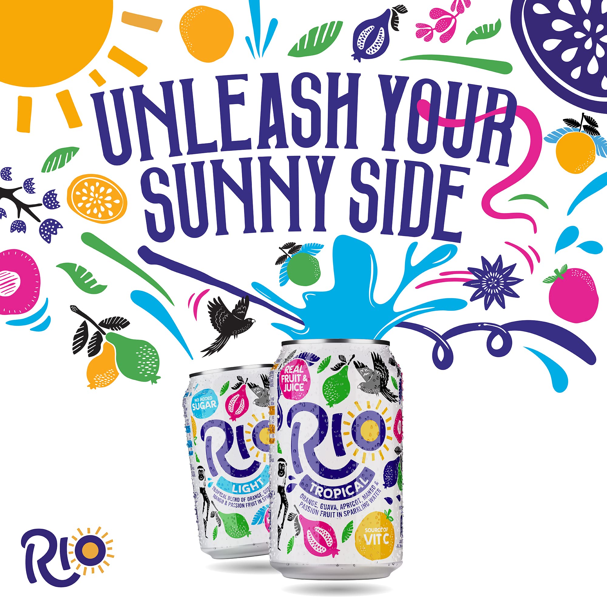 Mua Rio Tropical Original Soft Drink, 24 pack x 330ml, Refreshing ...