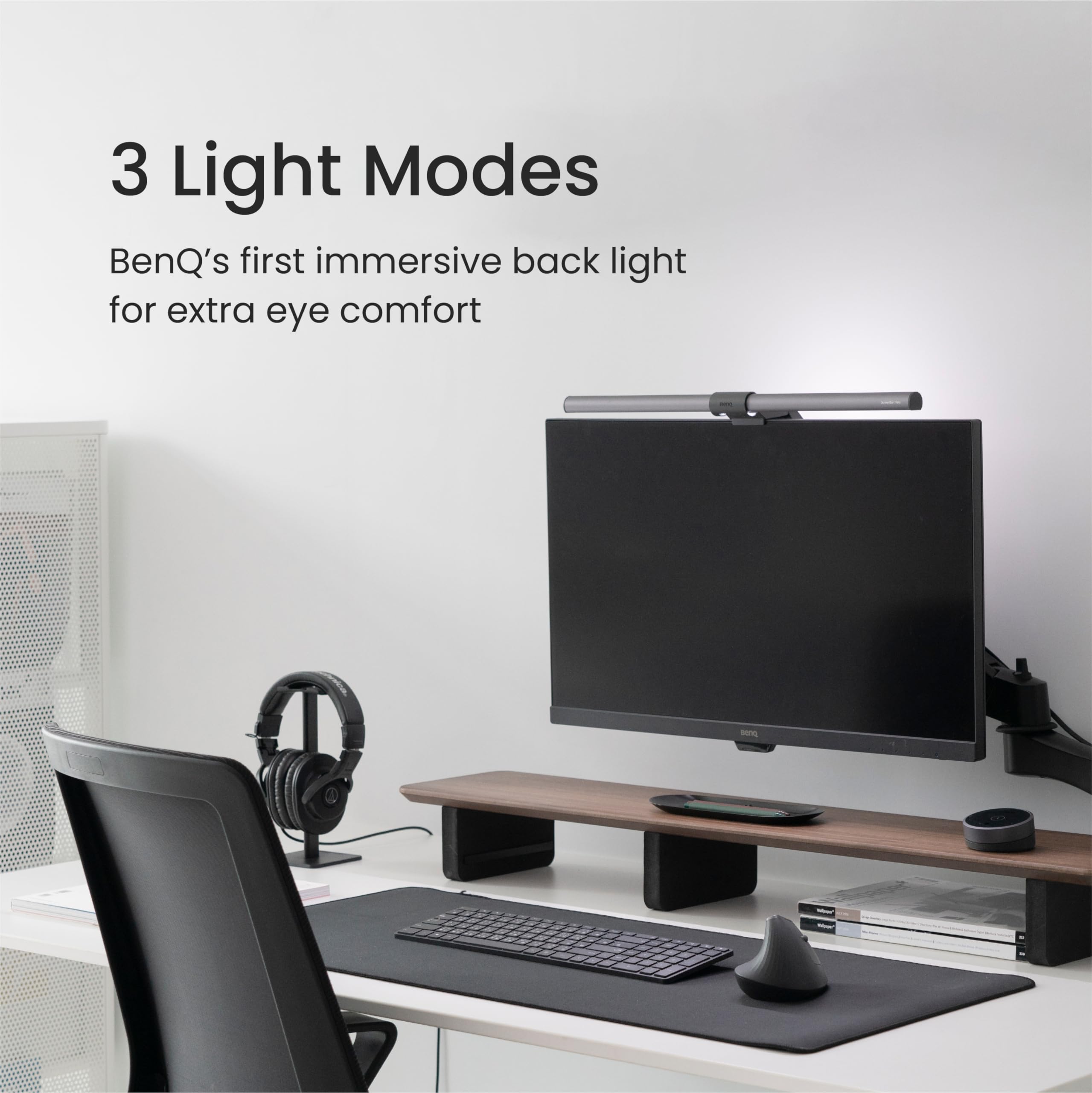Mua BenQ ScreenBar Halo Monitor Lamp, Desk Lamp with Auto Dimming and ...