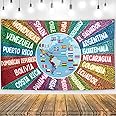 Amazon.com: Hispanic Heritage Month Decorations Latin American Banner ...