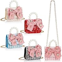 Amazon.com: Sweetude 5 Pcs Kids Purses Little Girl Purses and Handbags ...