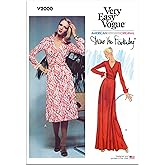 Amazon.com: Vogue V2040H5 Misses' DVF Wrap Dress Sewing Pattern Packet ...
