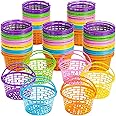 Bulk Plastic Easter Baskets, 72 Round Baskets - Easter Hunt, Gifts and ...
