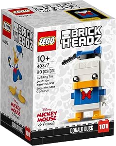 Amazon.com: LEGO 40377 Brick Headz Donald Duck: Toys & Games