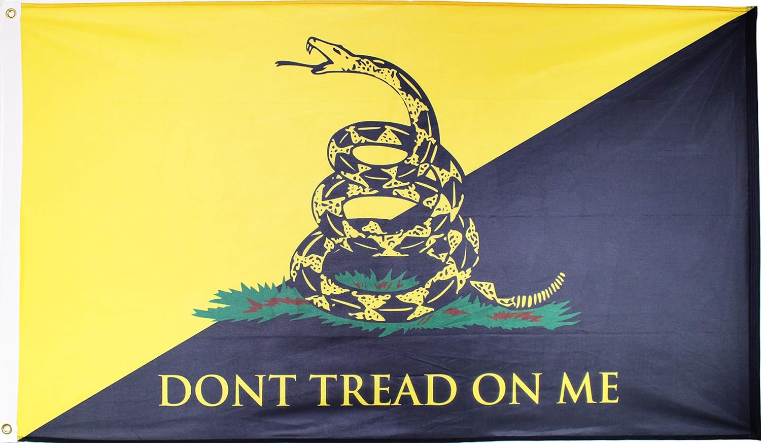 Amazon.com: Dont Tread On Me Flag Gadsden Anarcho Capitalist AnCap, 3x5 ...