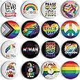 Amazon.com: 48 Pcs Pride Pins, Gay Lgbtq Stuff Merch Accessories Button ...