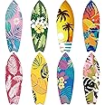 Amazon.com: 8 Pcs 9 1/2" x 28" Surfboards Cut Out Cardboard Tropical ...