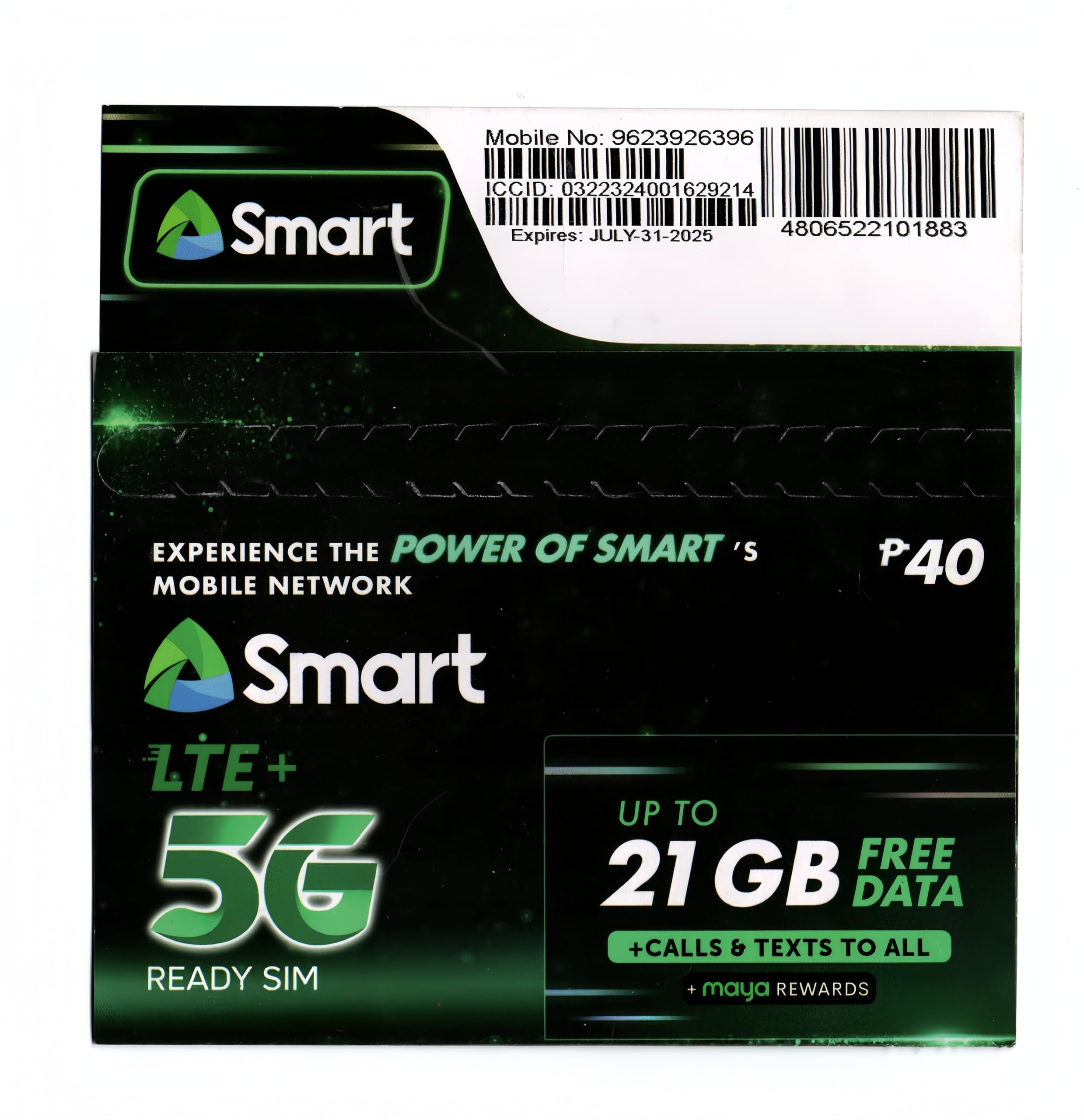 Mua Philippines Simcard 5G 4G-LTE Official Smart Line, 30-Day High ...