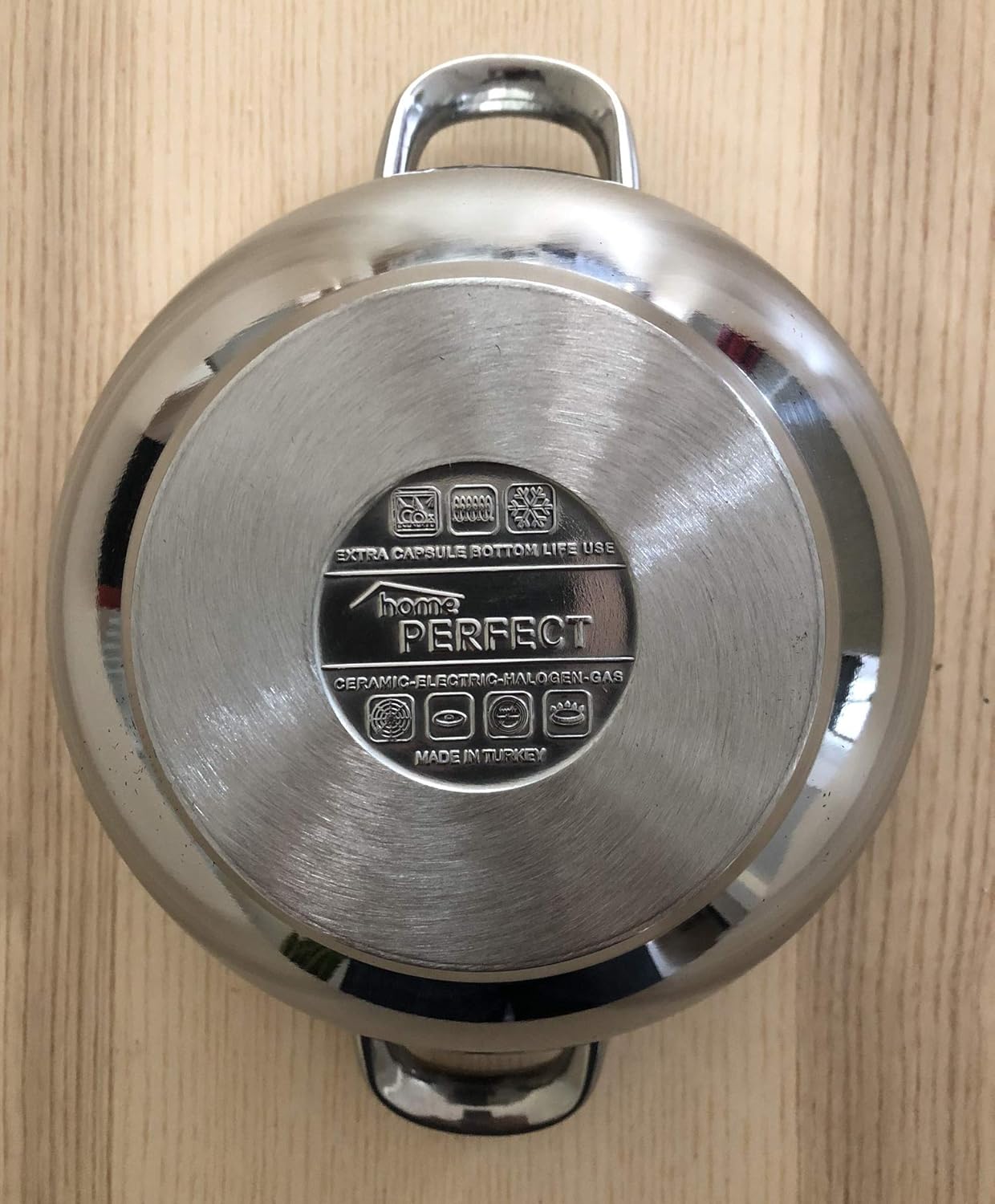 Set di pentole Set di 3 pentole a induzione in acciaio INOX Home ...