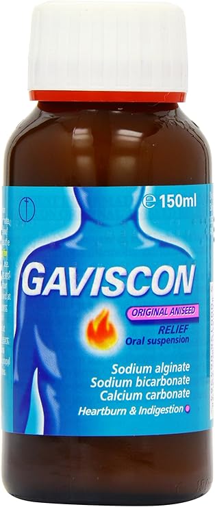 Gaviscon Original Aniseed Relief Oral Suspension, 150ml: Amazon.co.uk ...