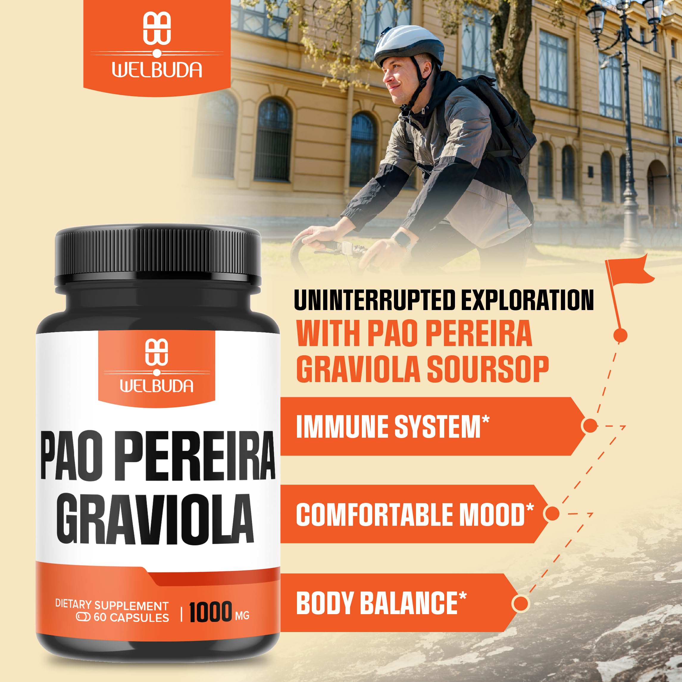 Mua 600mg Pao Pereira Extract 10:1 with 400mg Graviola Soursop - Immune ...