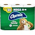 Amazon.com: Charmin Ultra Gentle Toilet Paper, 9 Mega Rolls, 286 Sheets ...