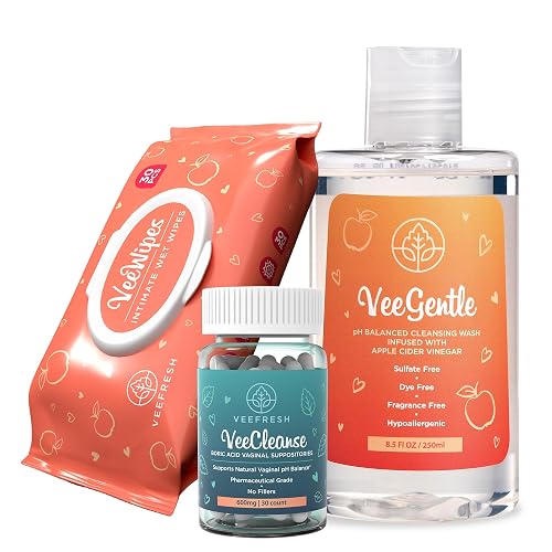 VeeFresh VeePower Bundle - A Convenient Feminine Care Bundle for Any ...