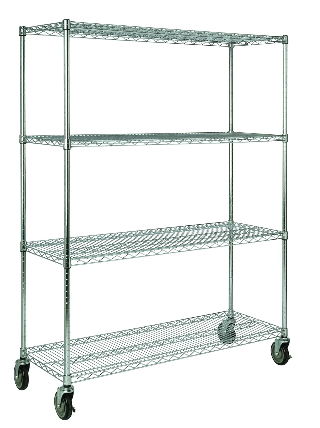 Rubbermaid Commercial Prosave Ingredient Mobile Bin Shelf Rack ...
