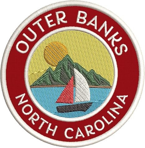 Amazon.com: Outer Banks NC Embroidered Premium Patch Iron-On or Sew-On ...