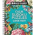 Amazon.com: Brain Games - Calm: Sudoku Puzzles - Large Print (Brain Games Large Print ...