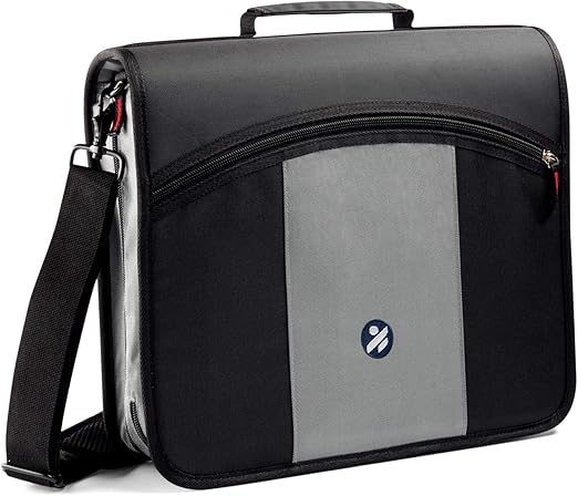 Amazon.com : 3-Inch Zipper Binder, 3 Round Rings Binder with Expanding ...