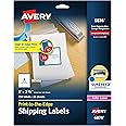 Amazon.com : Avery Printable Shipping Labels with Sure Feed, 3" x 3.75 ...
