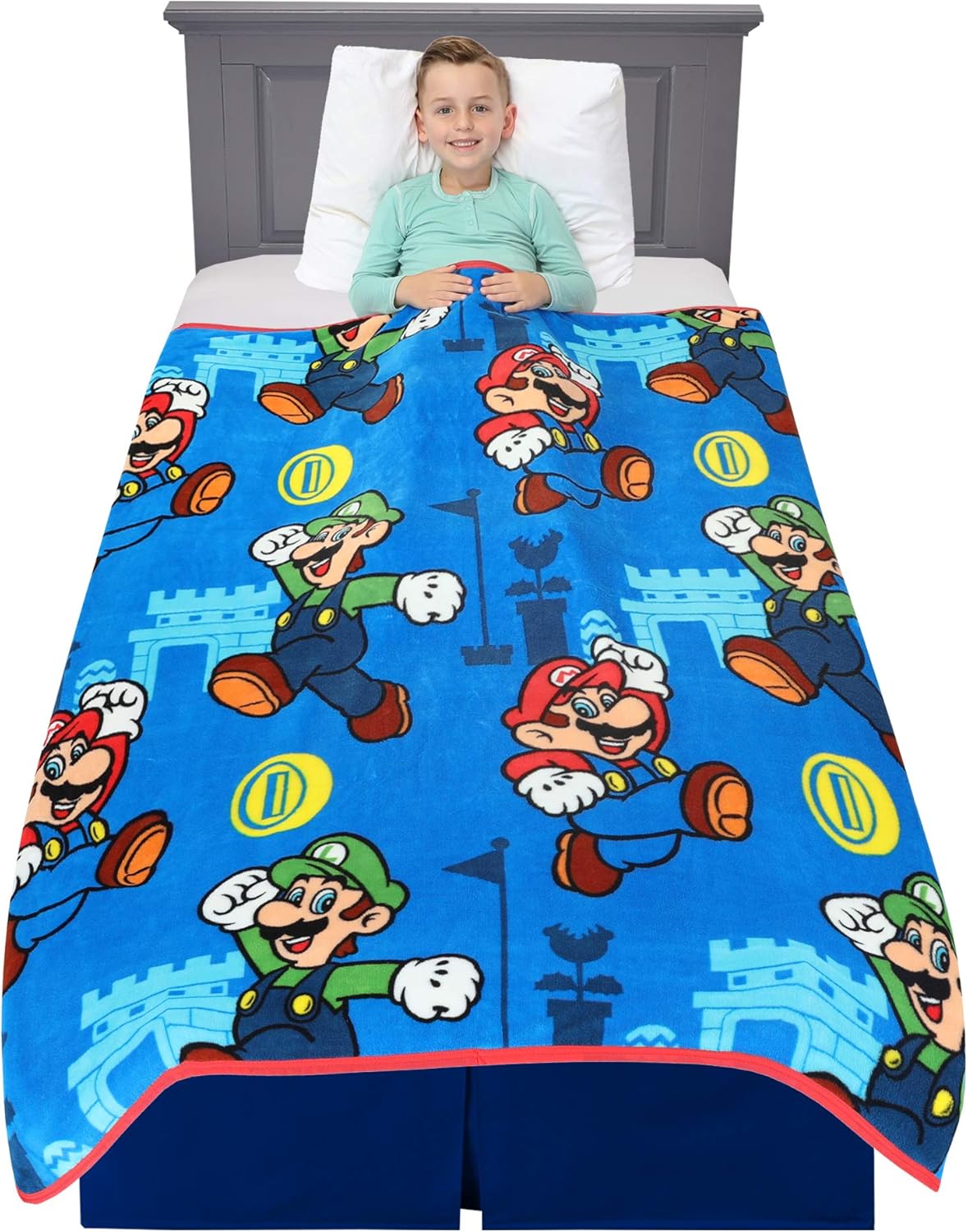 Franco Kids Bedding Super Soft Plush Throw Blanket, 46" x 60", Super ...