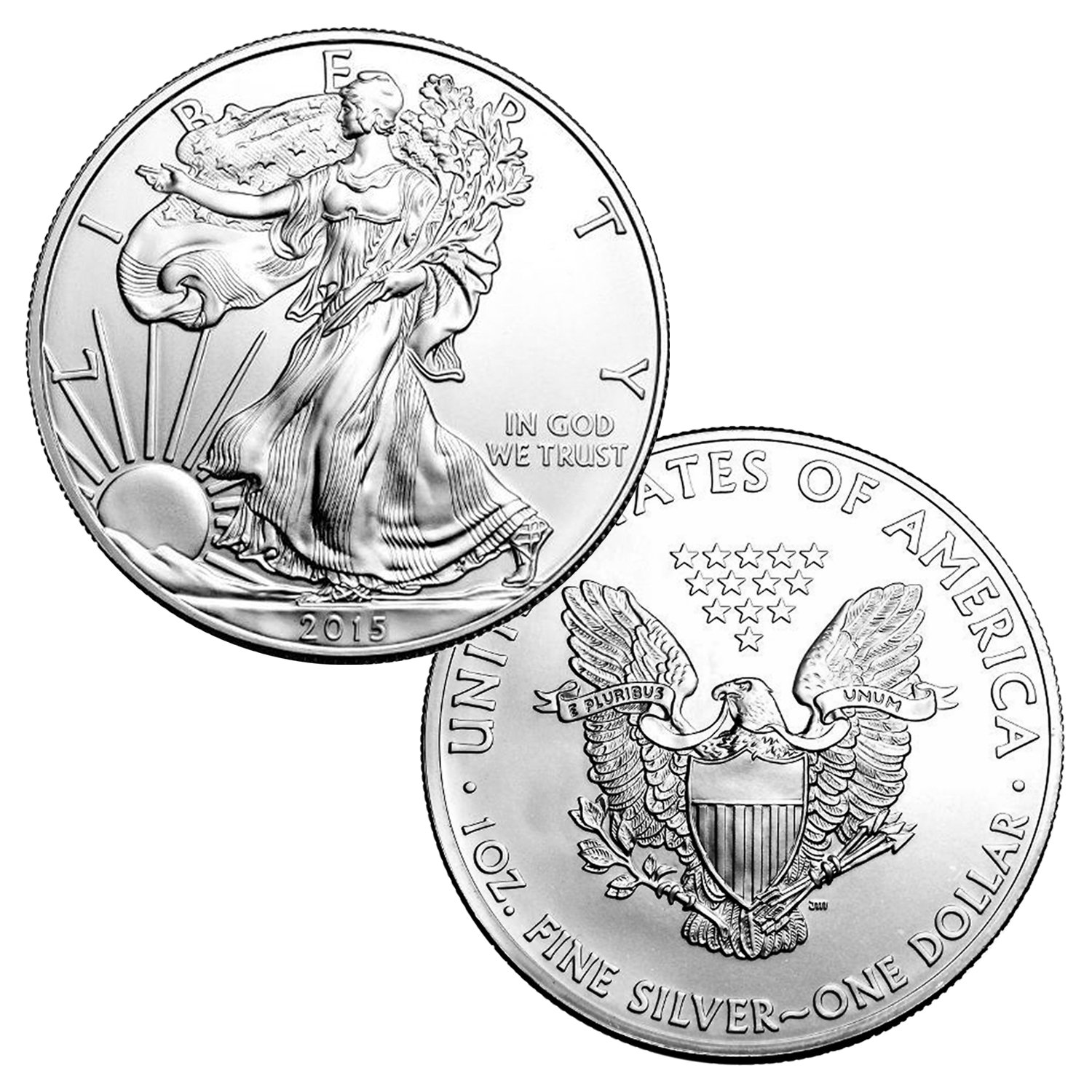 2015 American Silver Eagle $1 Brilliant Uncirculated at Amazon's ...