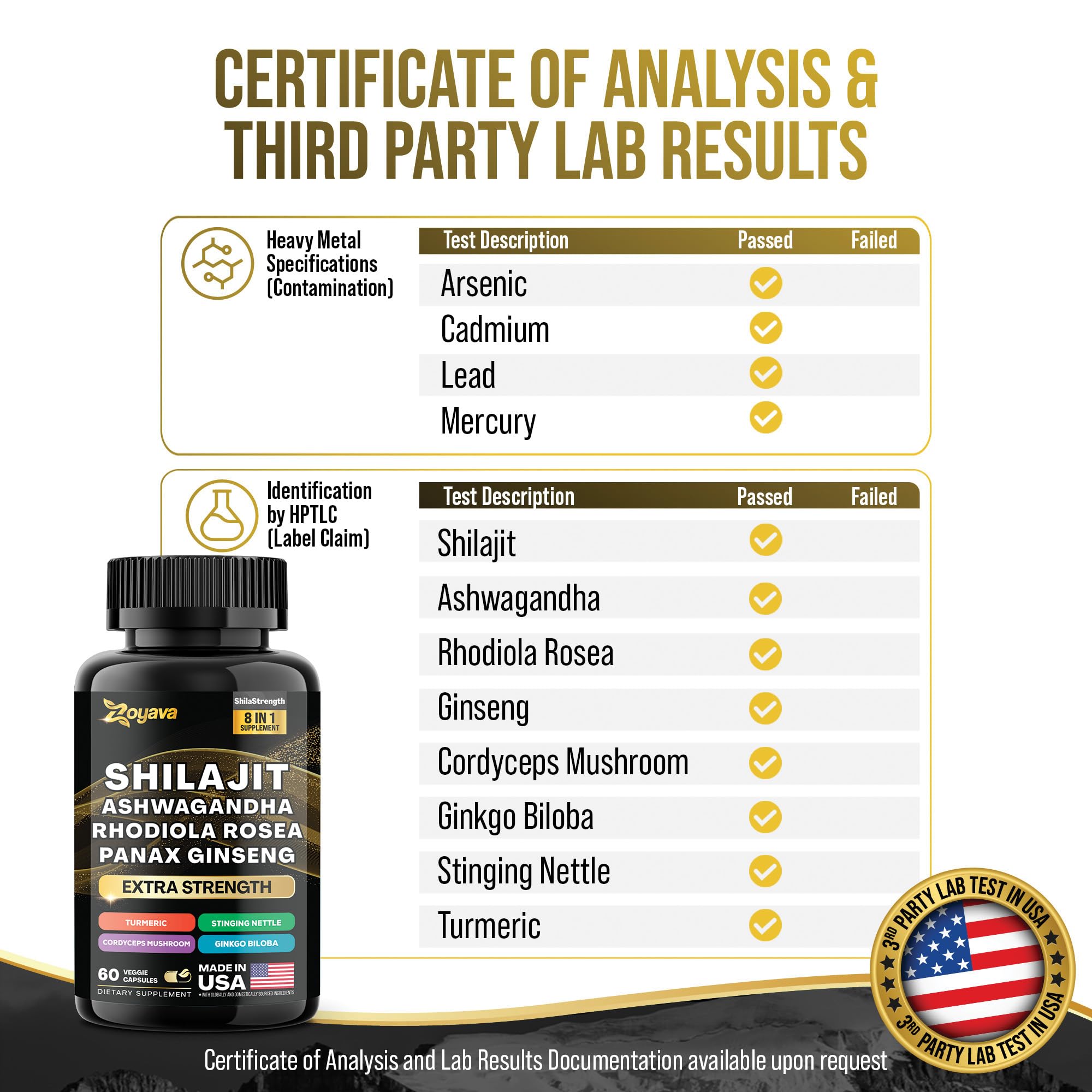 Mua Shilajit 9000 Panax Ginseng 1500MG Ashwagandha 2000MG Rhodiola ...