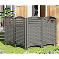Amazon.com : ADDOK Air Conditioner Fence Privacy Screen,Resin Outdoor ...