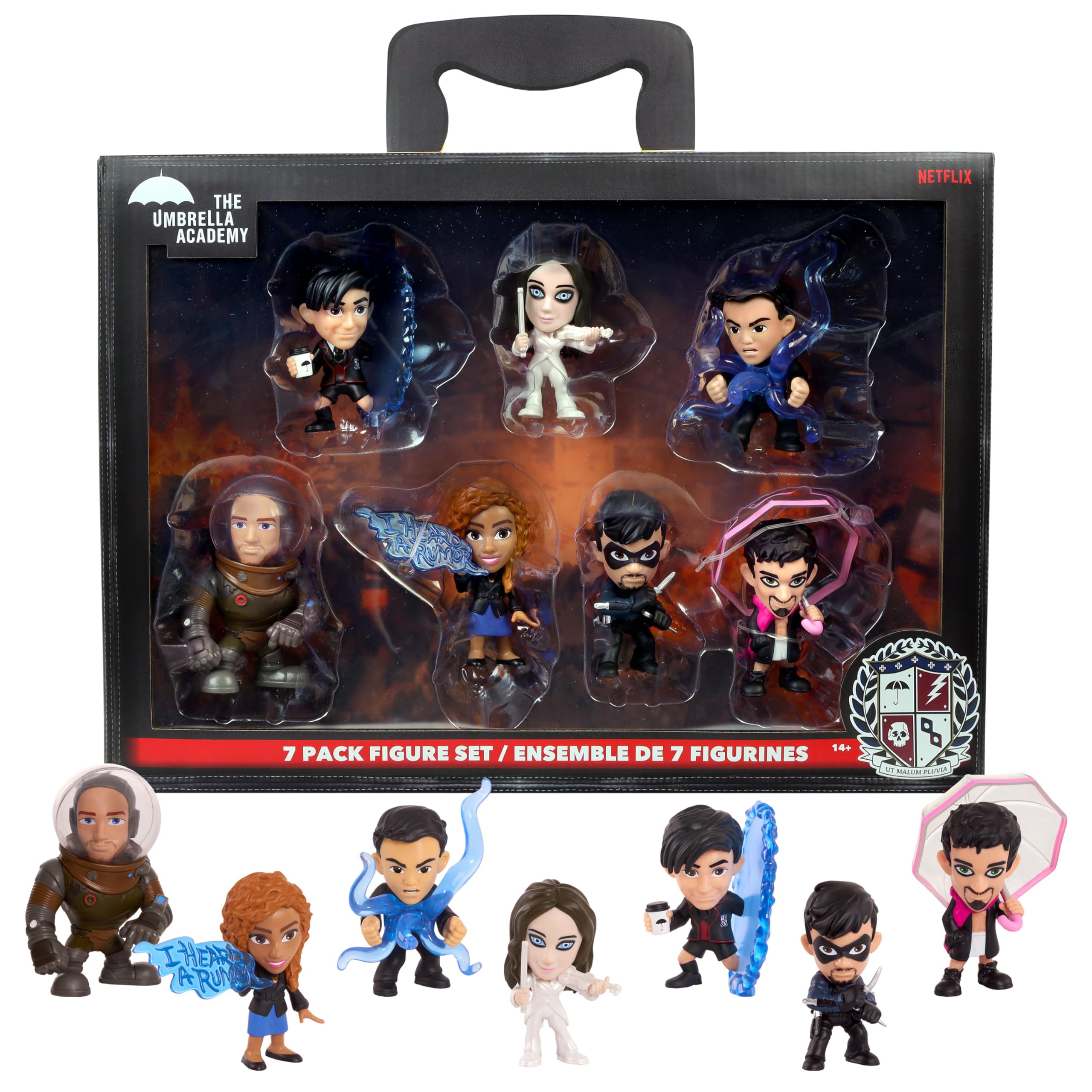 Mua Just Play The Umbrella Academy 7-Pack Figure Set, Collectible ...