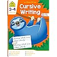 School Zone - Cursive Writing Workbook - 64 Pages, Ages 8 to 10, 3rd ...