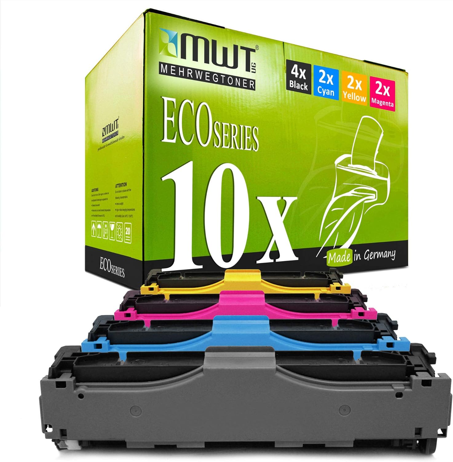 10x MWT kompatibel Toner für HP Laserjet Pro 400 Color M 451 475 dw nw ...