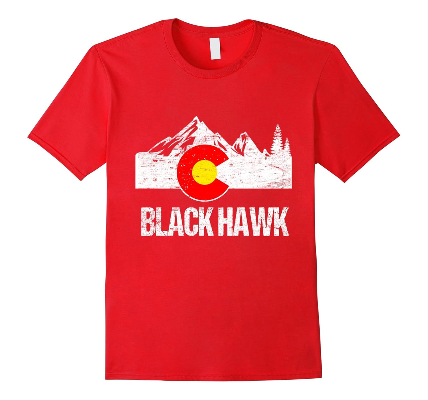 Black Hawk Colorado Flag Moutain Shirt Colorado Patriotic