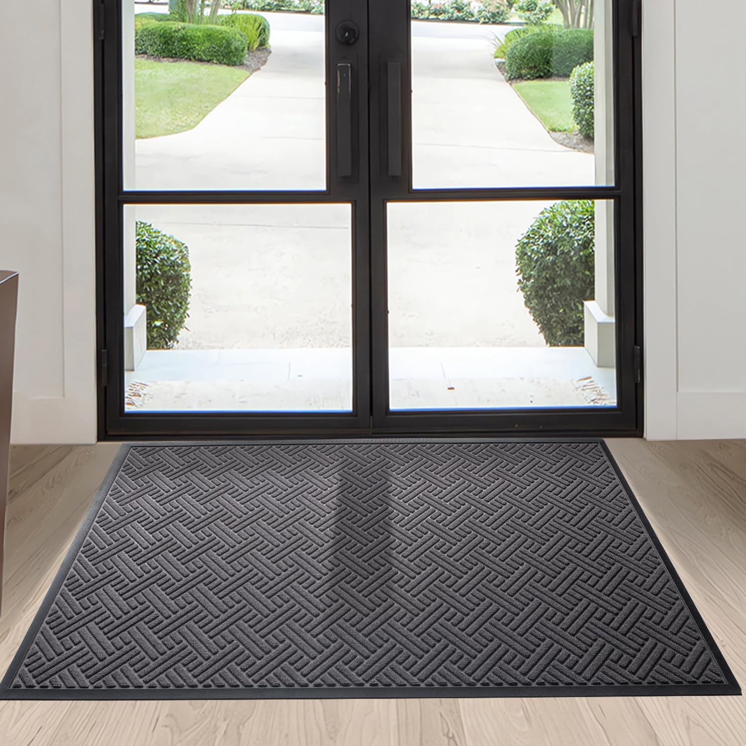 Front Door Mat Indoor Outdoor Entrance, Welcome Mat for Entryway, Stain ...