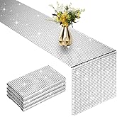 Amazon.com: Nicunom 3 Pack 12 x 108 Inches Disco Party Table Runner ...