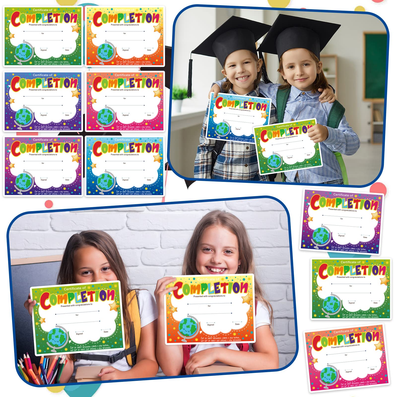 Mua 36 Certificate of Completion Colorful Graduation Diploma ...