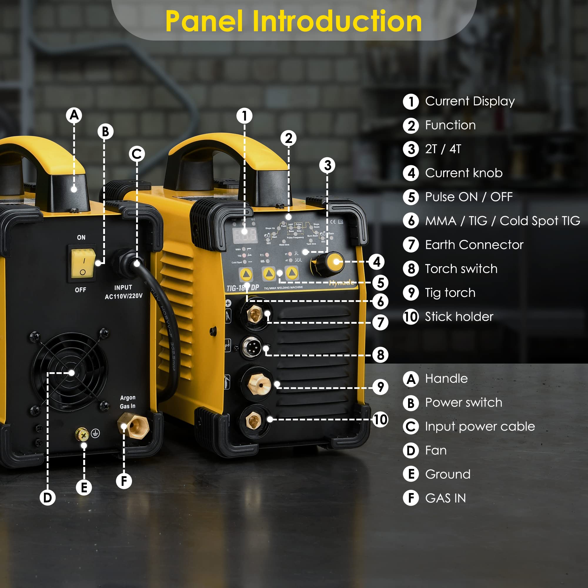 Mua Digital Tig/Stick TIG180DP Tig Welder, 180Amp Dual Voltage 110V ...