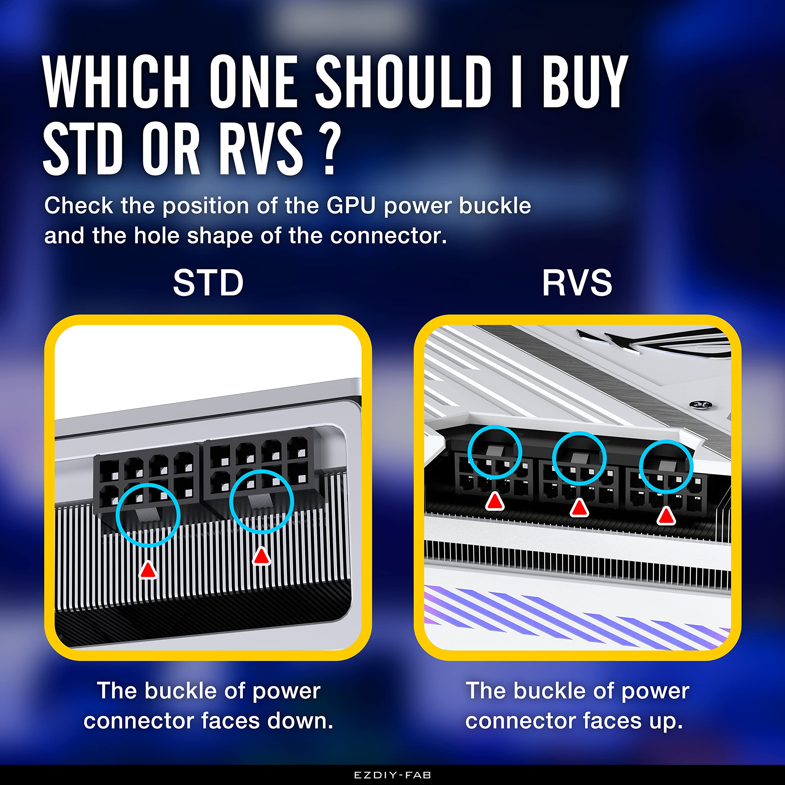Mua EZDIY-FAB GPU VGA PCIe 8 Pin U Turn 180 Degree Angle Connector ...